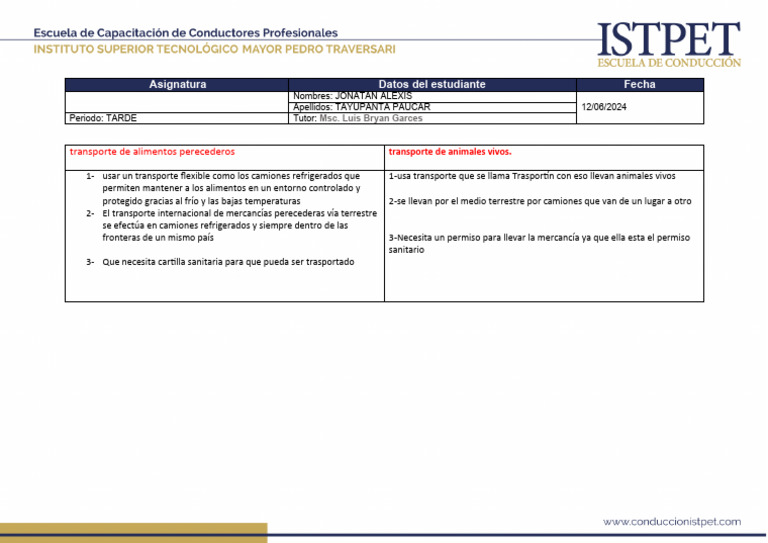 Hoja Horizontal Word | PDF