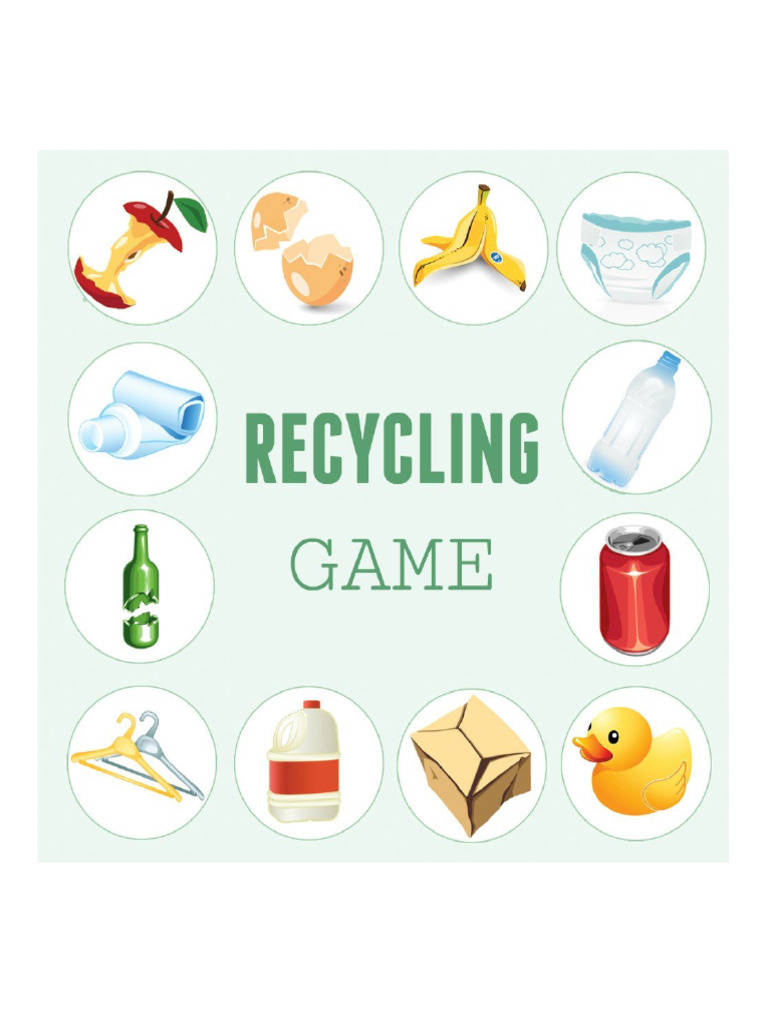Printable Recycling Sorting Game | PDF | Recycling | Waste