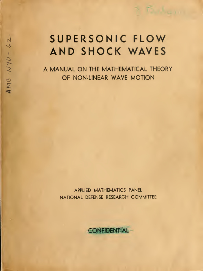 Supersonic Flows H 00 Cour | PDF | Shock Wave | Waves