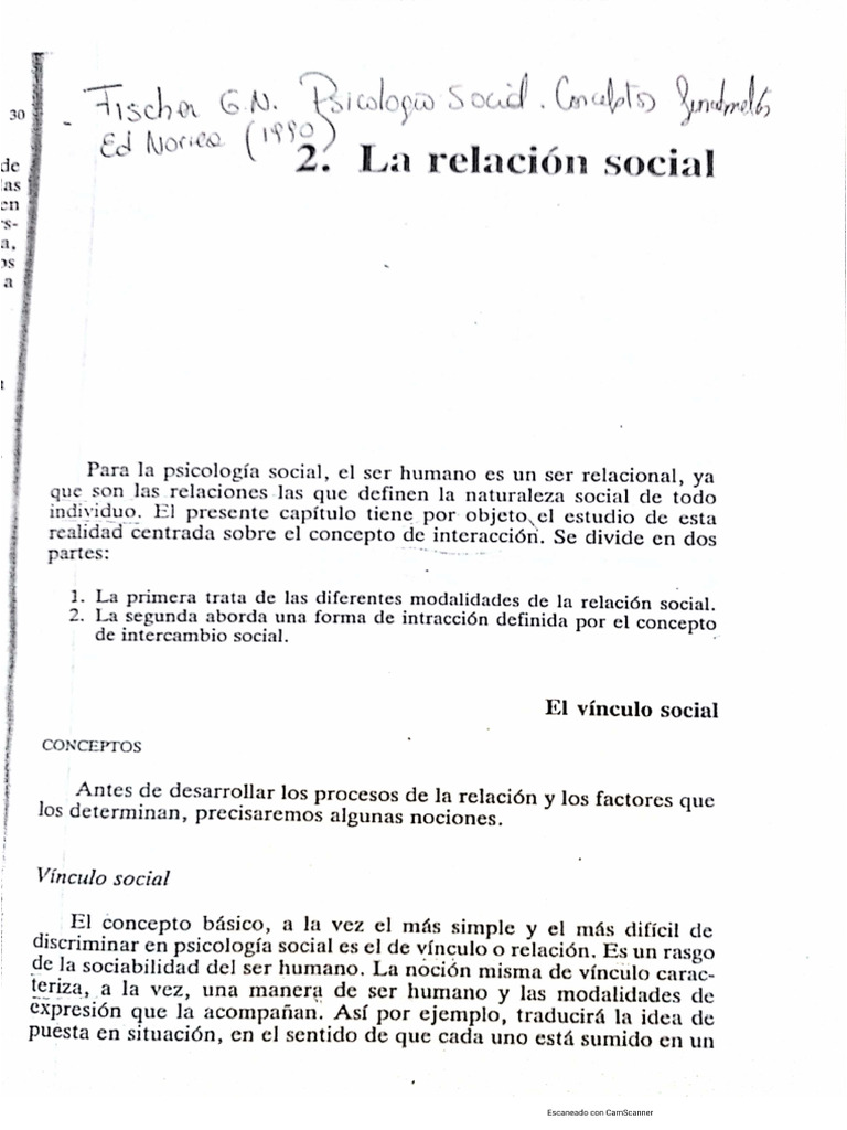 La Relacion Social | PDF