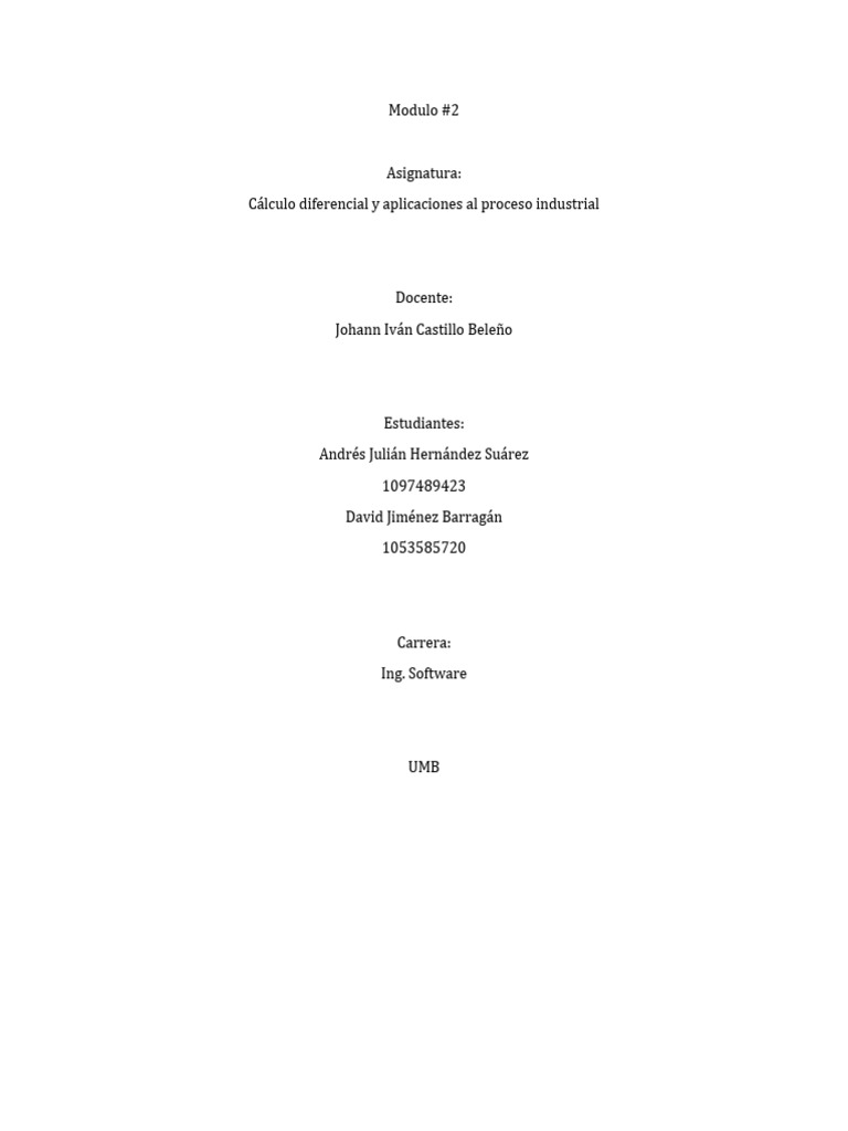 Modulo#2 Calcilo dif | PDF
