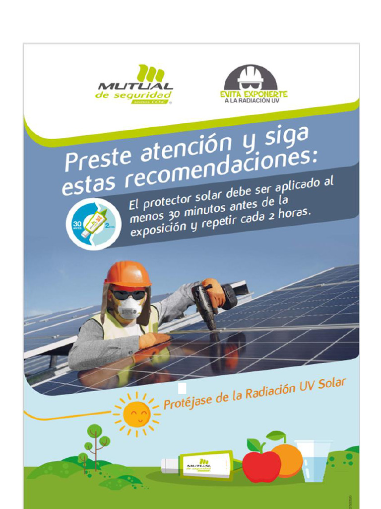 Afiche Mutual - Radiación Uv Solar | PDF Afiche Mutual - Radiación Uv Solar | PDF