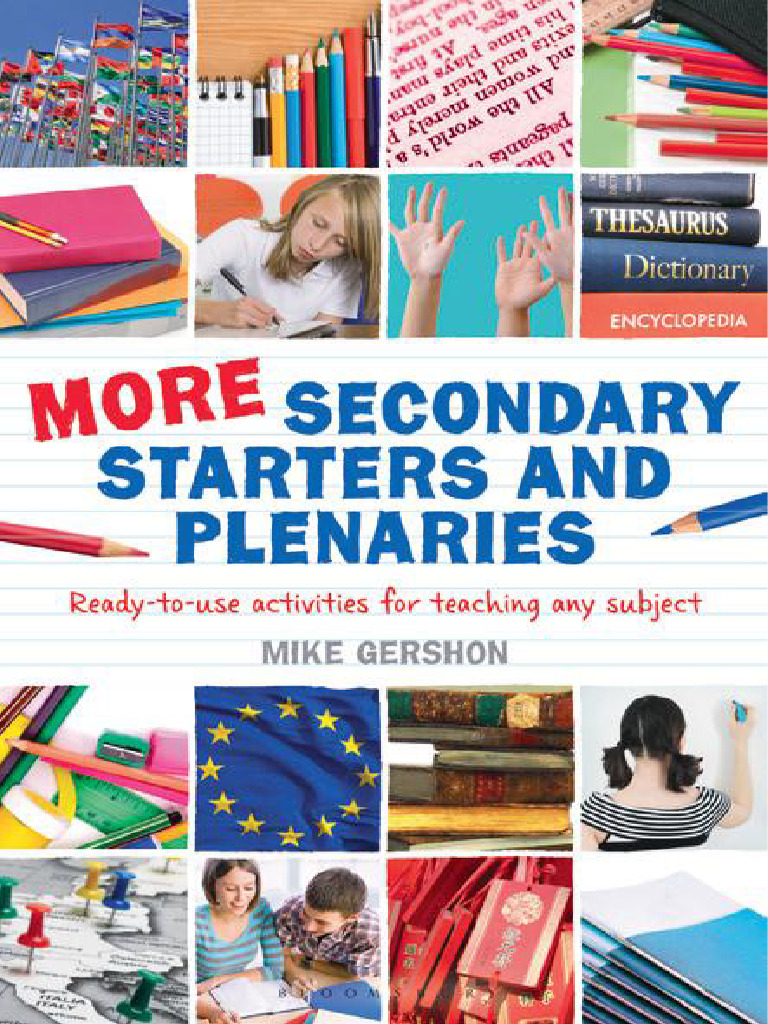 All New Classroom Starters and Plenaries (Gershon, Mike) | PDF ...