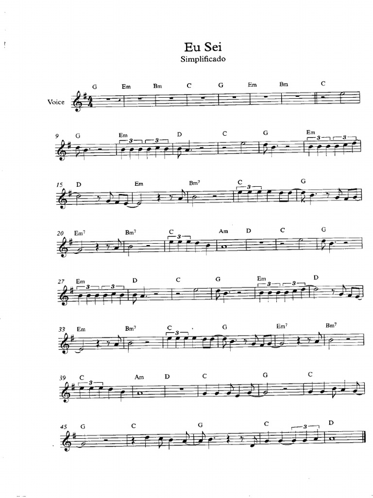 Eu Sei | PDF