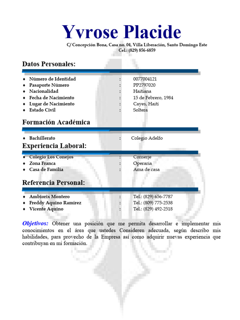 Yvrose Placide | PDF