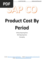 CKMLCP Actual Costing Run | PDF | Button (Computing) | Valuation (Finance)