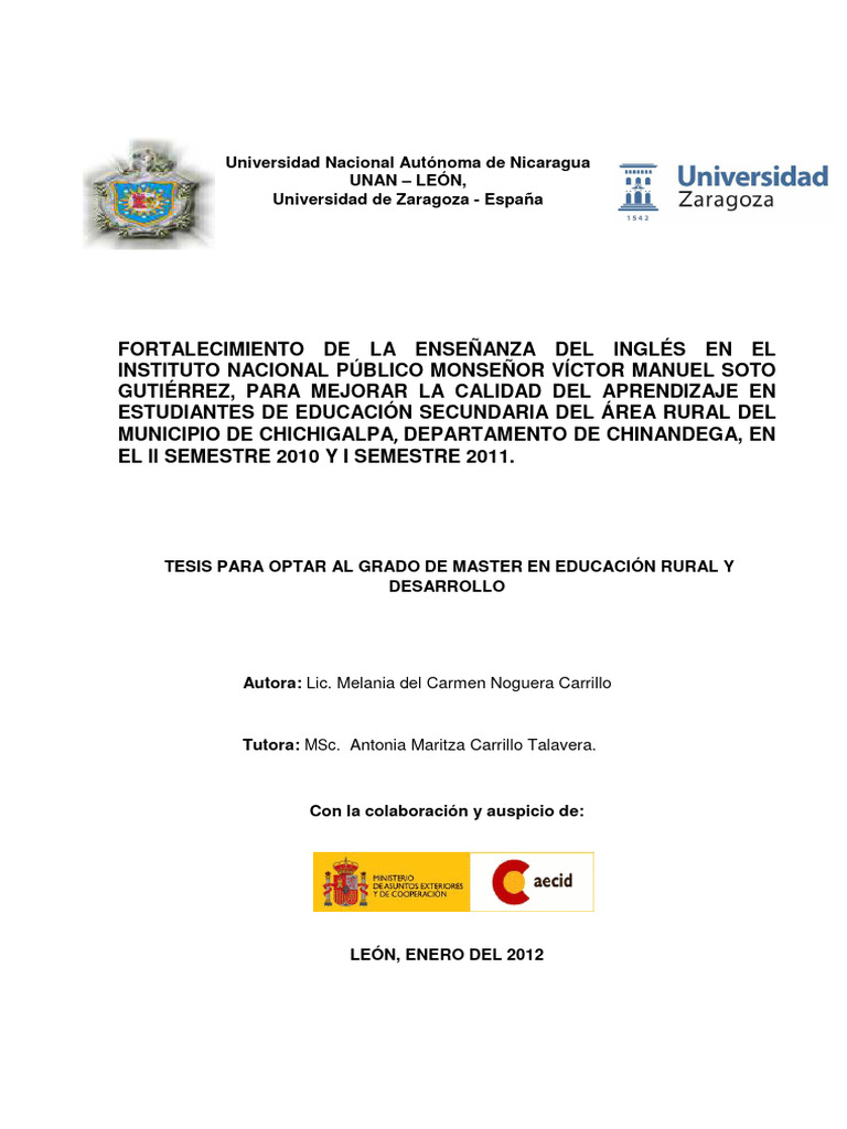 Antonia Maritza Carrillo Talavera | PDF | Enseñando