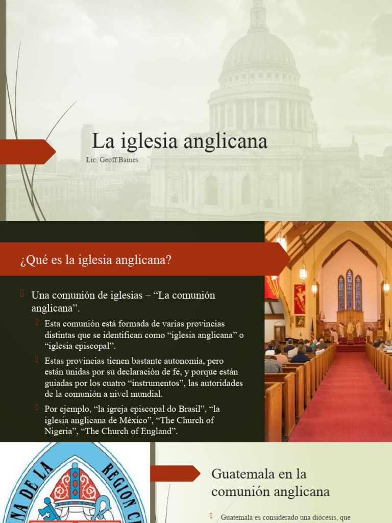 Anglicanismo Pres | PDF | anglicanismo | protestantismo