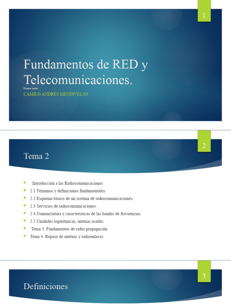 Fundamentos de RED y Telecomunicaciones | PDF | Decibel | Calidad de ...