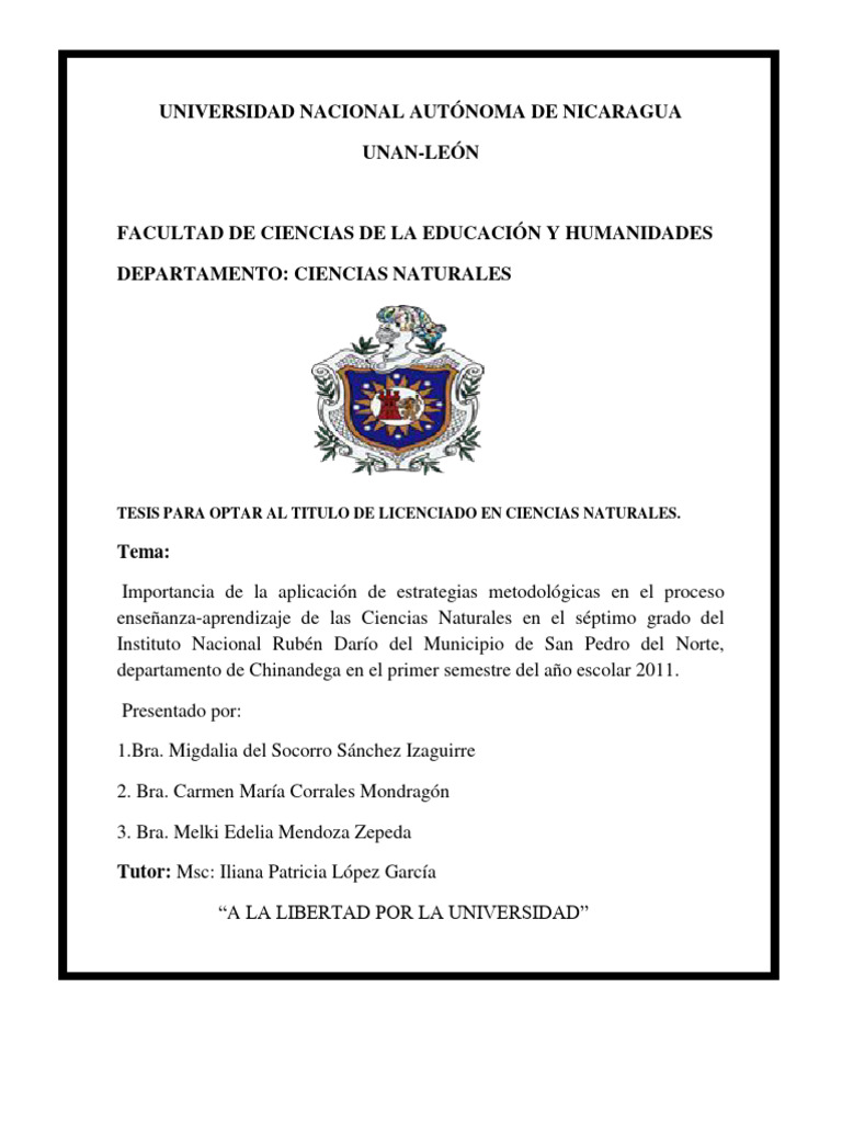 ciencias naturales | PDF | Enseñando | Aprendizaje