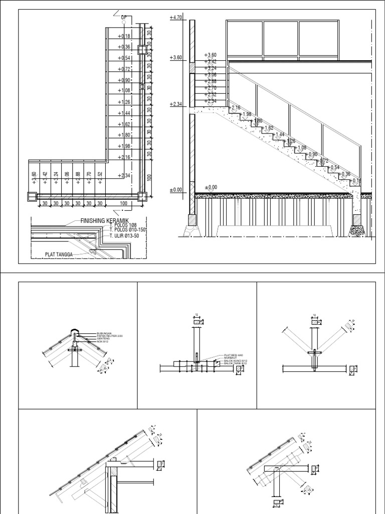 Tangga & Buhul Atap | PDF
