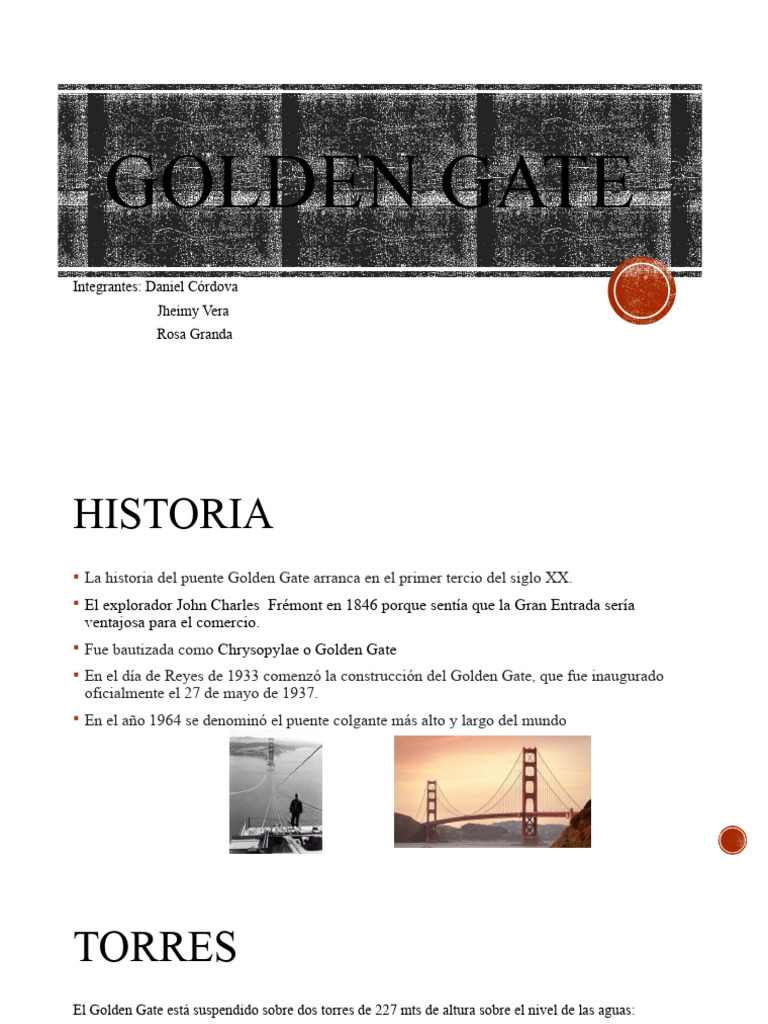 Golden Gate 1 | Descargar gratis PDF | Infraestructura de transporte ...