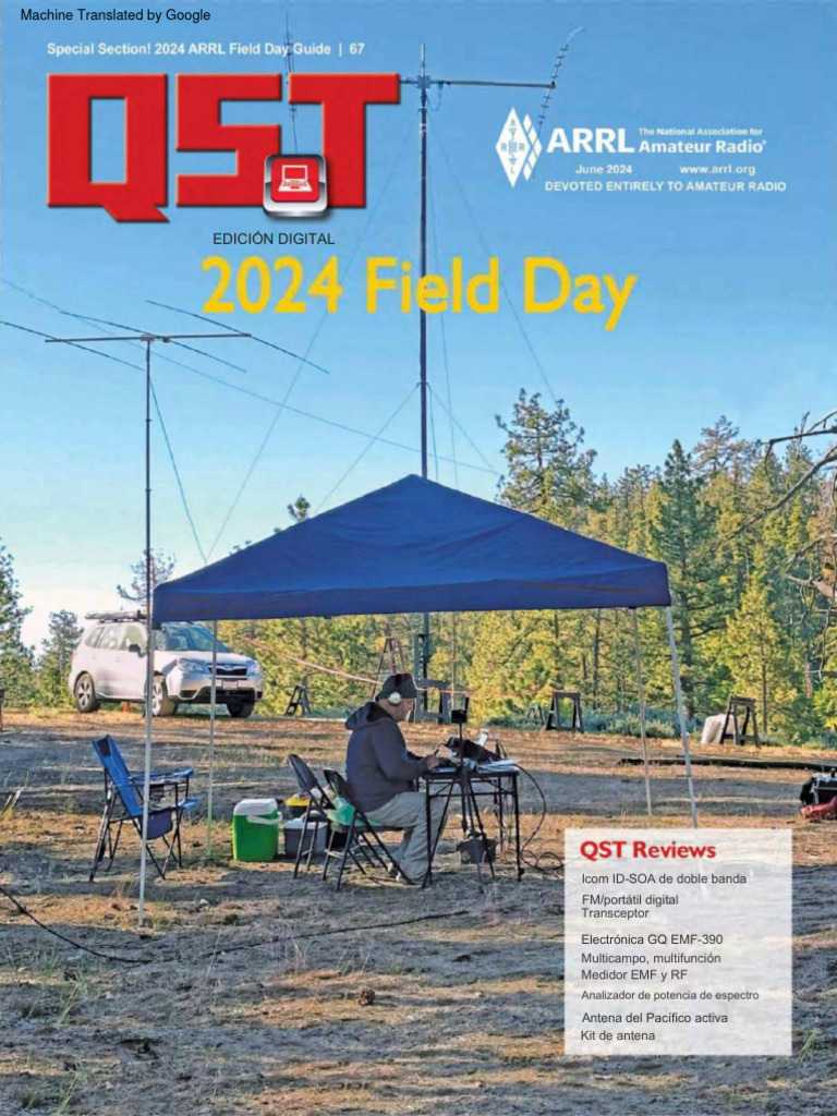 QST Magazine 06 2024 - Hojas (001-027) Parte 1 | PDF | Antena (Radio) | Alta frecuencia