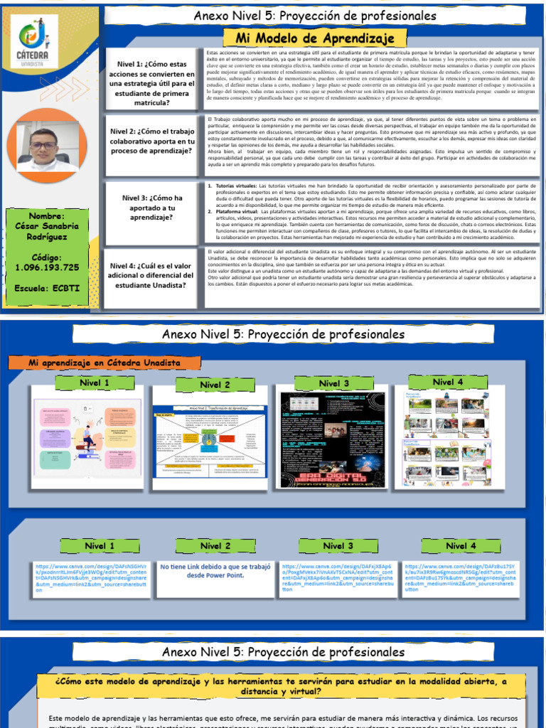 Nivel 5 Modelo de Aprendizaje | Descargar gratis PDF | Aprendizaje | Ciencia cognitiva