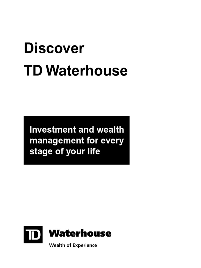 TDCT Accessibility 3515 TDW Int Broch LP | PDF | Investing | Stockbroker