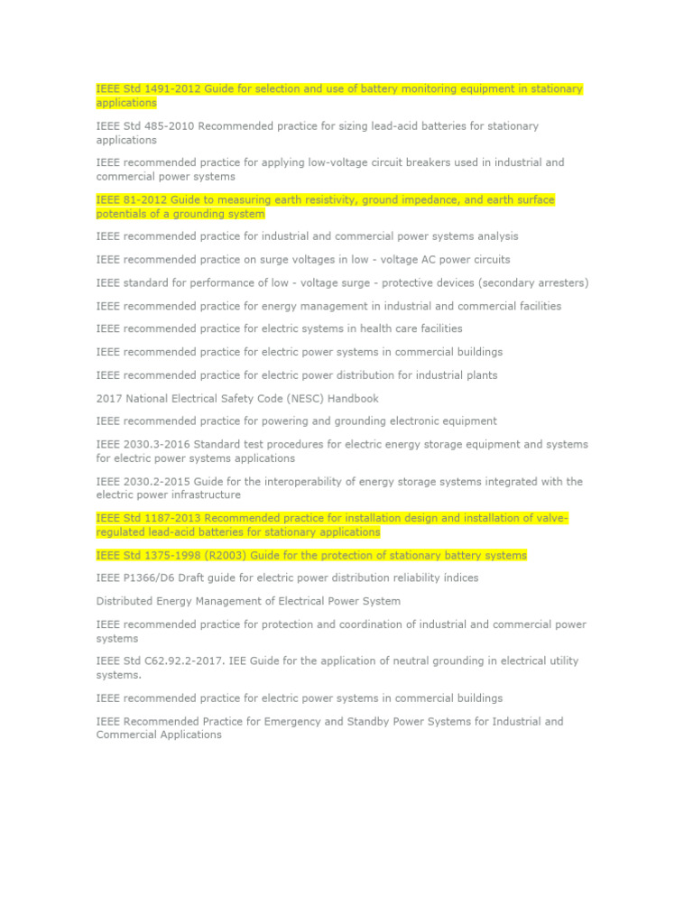 Ieee Standards Pdf