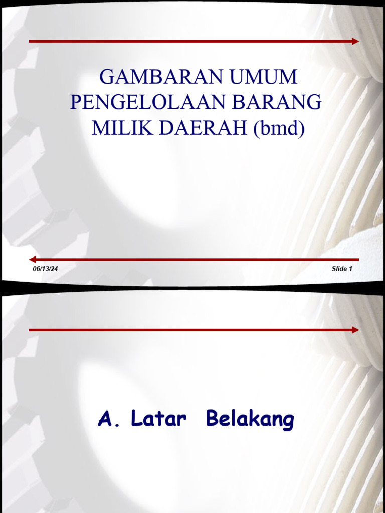 Pengelolaan BMD | PDF | Bisnis
