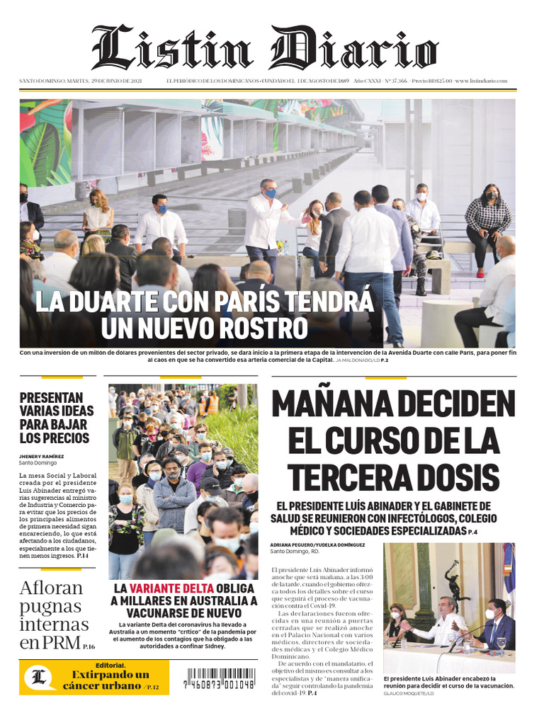Listín Diario 29-06-2021 | PDF | Pequeñas y medianas empresas ...