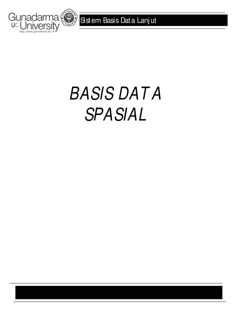6 Basis Data Spasial | PDF