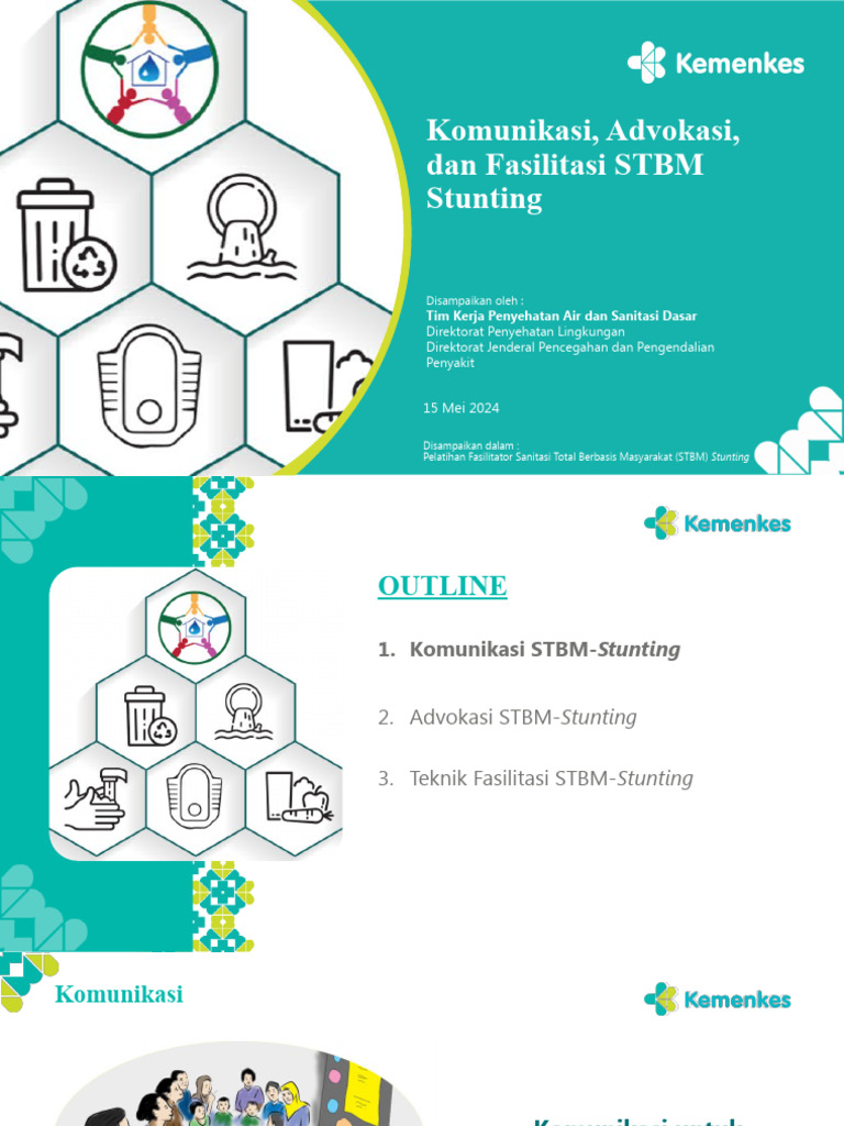 V1 - PL - Komunikasi, Advokasi, Dan Fasilitasi STBM Stunting | PDF ...