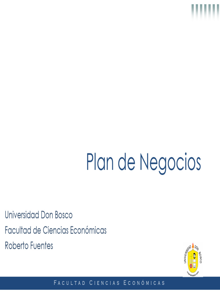 03 Plan de Negocios | Descargar gratis PDF | Plan de negocios | Economias