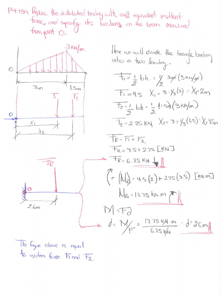 Hibbeler - Engineering Mechanics Statics - Chapter - 4 - P4.139 | PDF