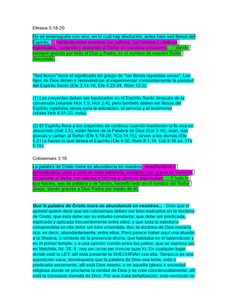 Efesios 5 | PDF | Cristo (título) | Dios