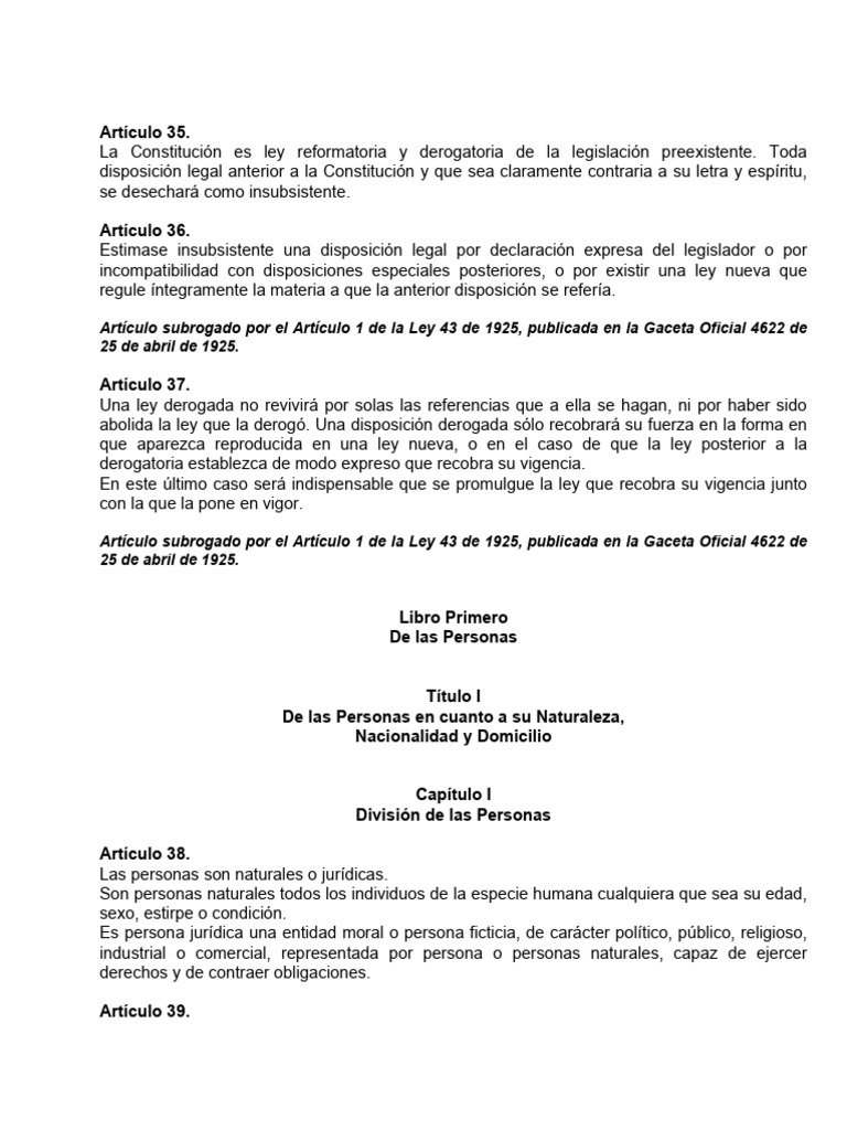 Personas Codigo Civil de Panamá | PDF | Justicia | Crimen y violencia