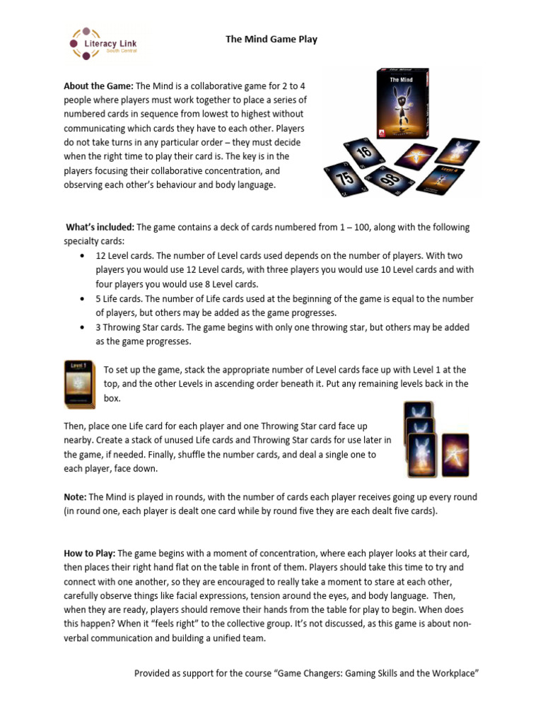 The Mind Game Play | PDF