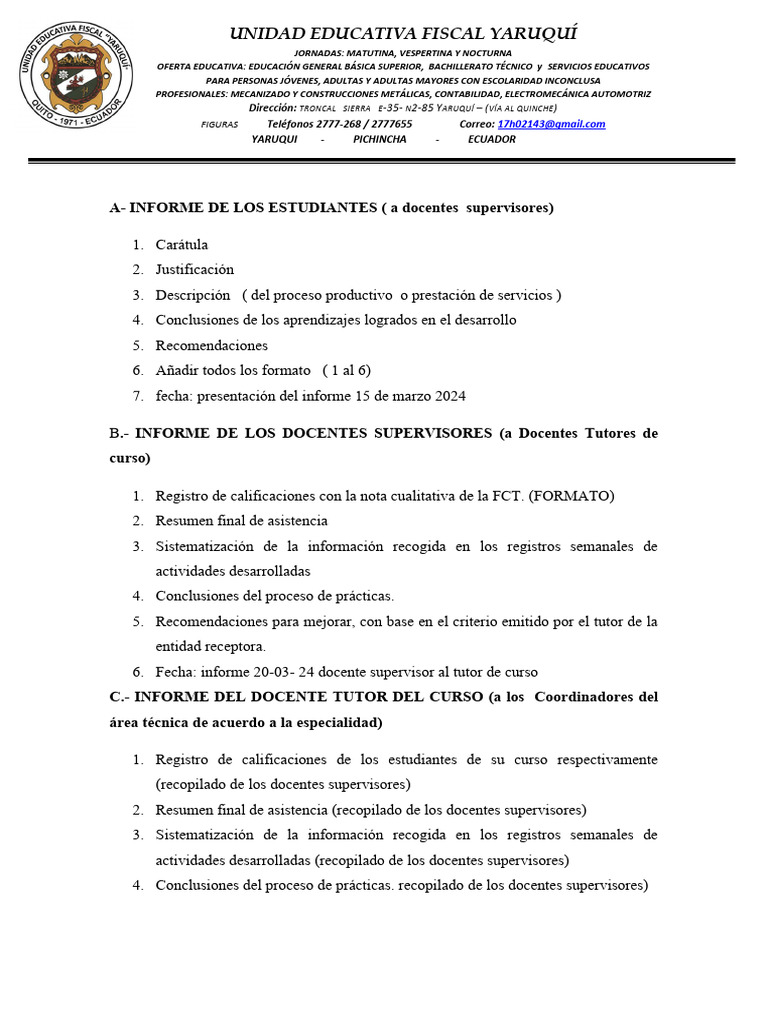 Informe Fct 23-24 | PDF