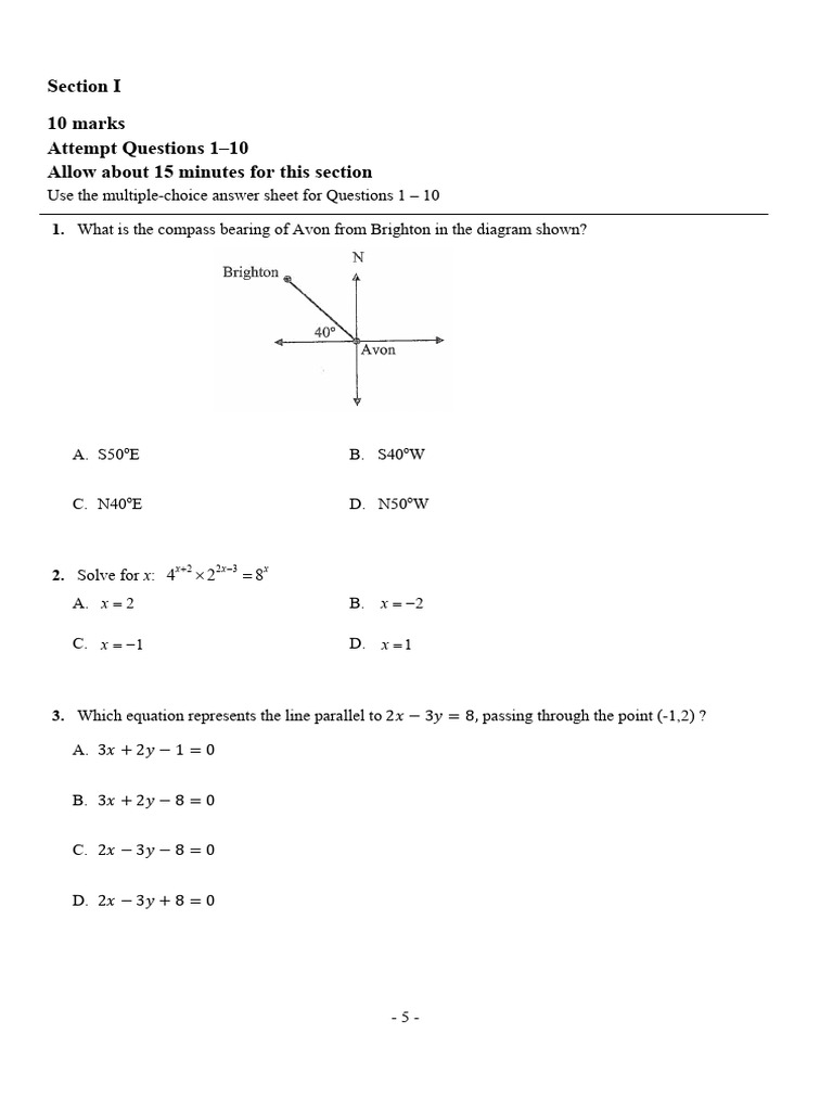 Fort ST 2023 2U Trials & Solutions | PDF | Triangle | Function (Mathematics)