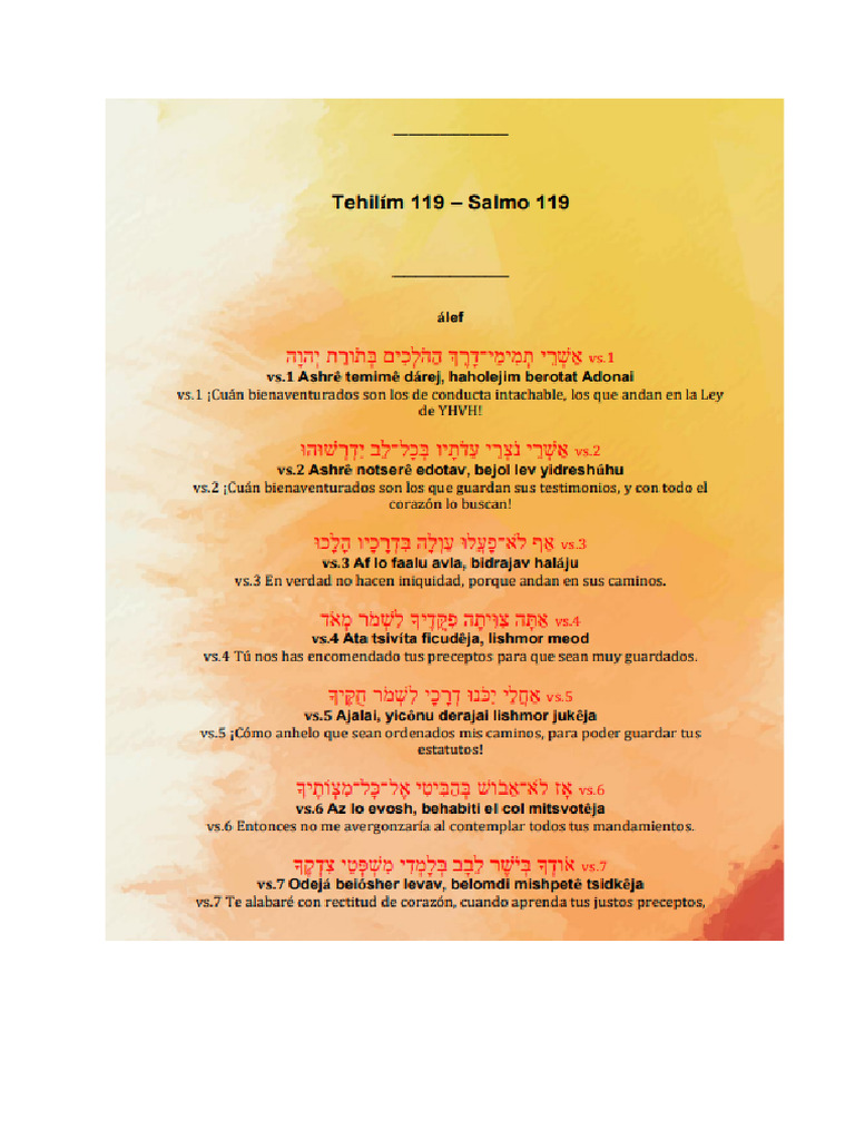 Tehilim 119 | PDF