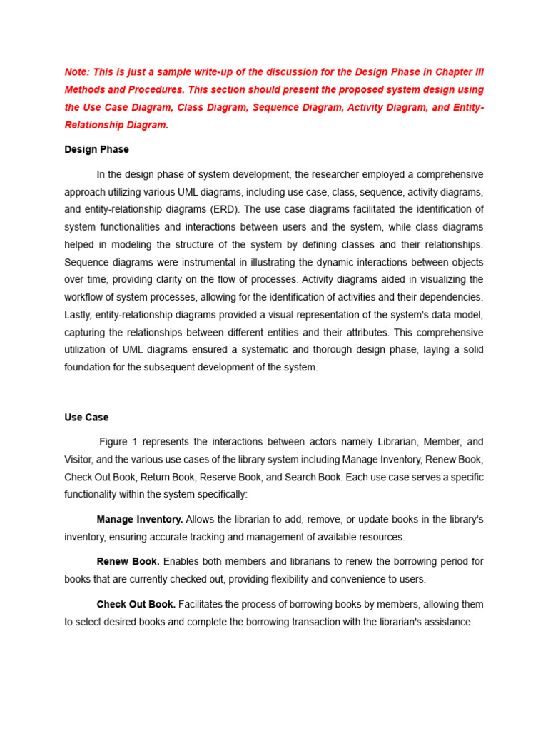 Sample-write-up-of-Design-Phase | PDF | Use Case | Libraries