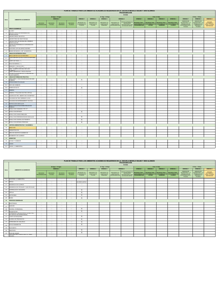 Matriz Plan de Trabajo 2023_escuela Shir (Recuperado Automáticamente) | PDF