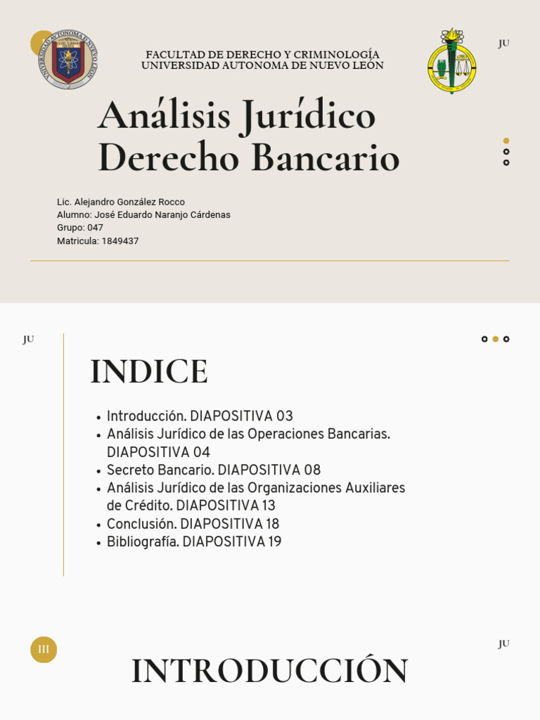 Análisis Jurídico de Derecho Bancario | PDF | Bancos | Préstamos