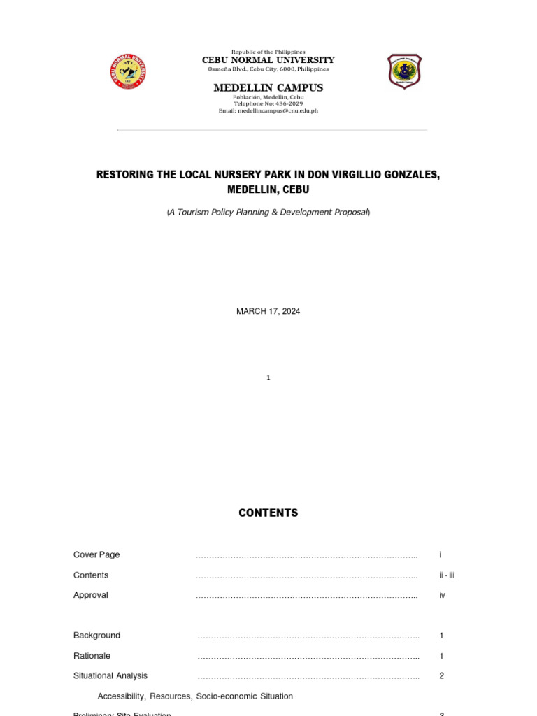 Tourism Development Plan DVG | PDF