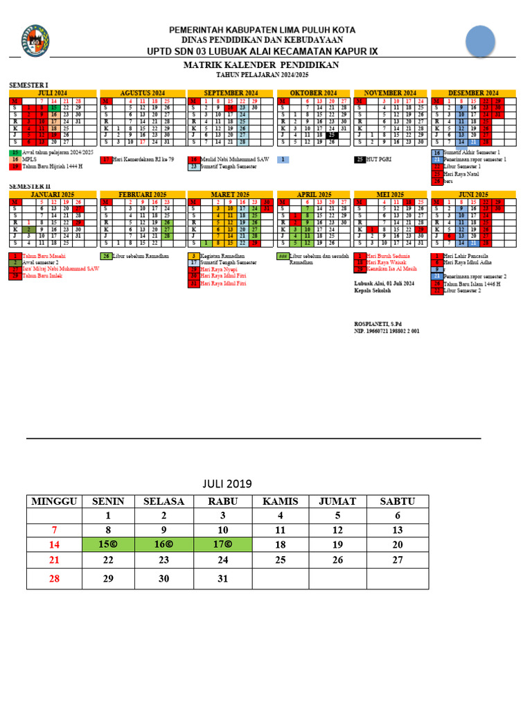 Kalender PDD 24-25 | PDF