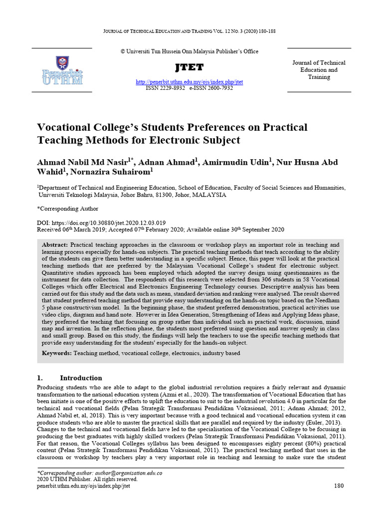 The Effectiveness of Teaching Reading Using The Needham Model in ...