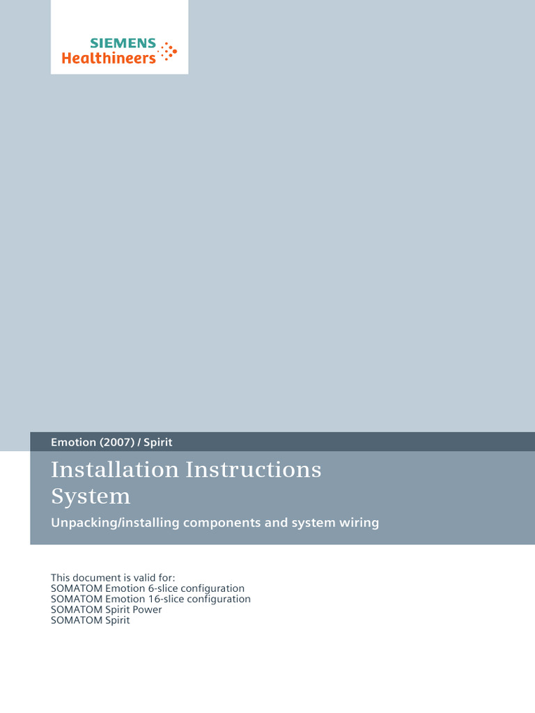 System, Unpacking Installing Components and System Wiring CSTD CT02-025 ...