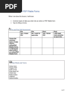 How to Use Fillable PDF Forms | PDF | Computers