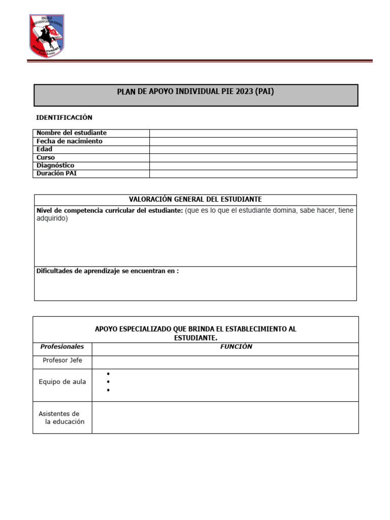 Formato Pai | Descargar gratis PDF | Evaluación | Ciencia cognitiva