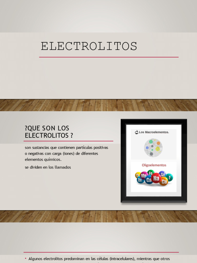 Electrolitos | PDF