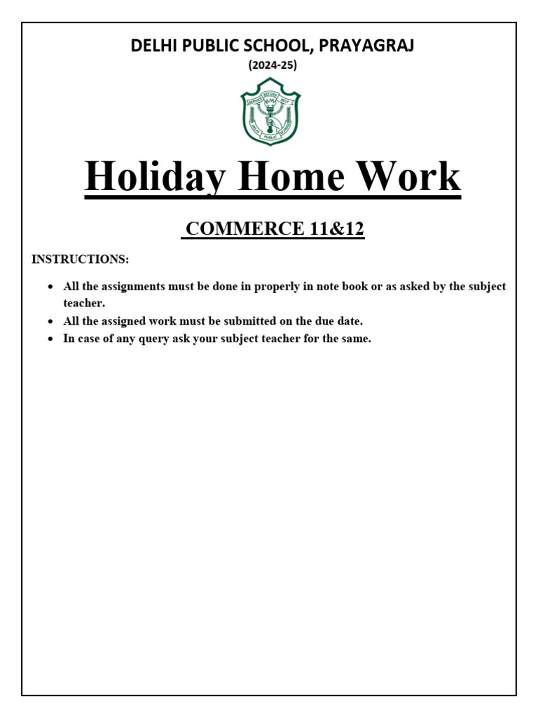 Class 12 Holiday Homework Pdf Intermediate Consumption Taxes