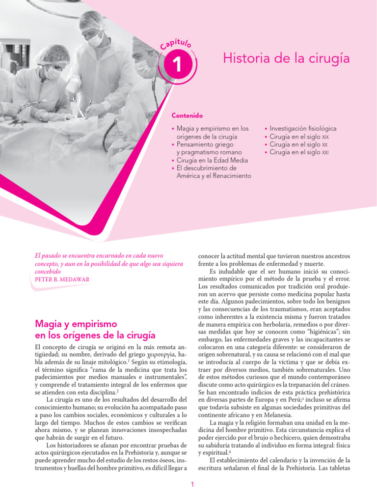 ARCHUNDIA - Educacion - Quirurgica 5ta Ed Capitulo 1 Historia de Cirugia | PDF | Cirugía ...
