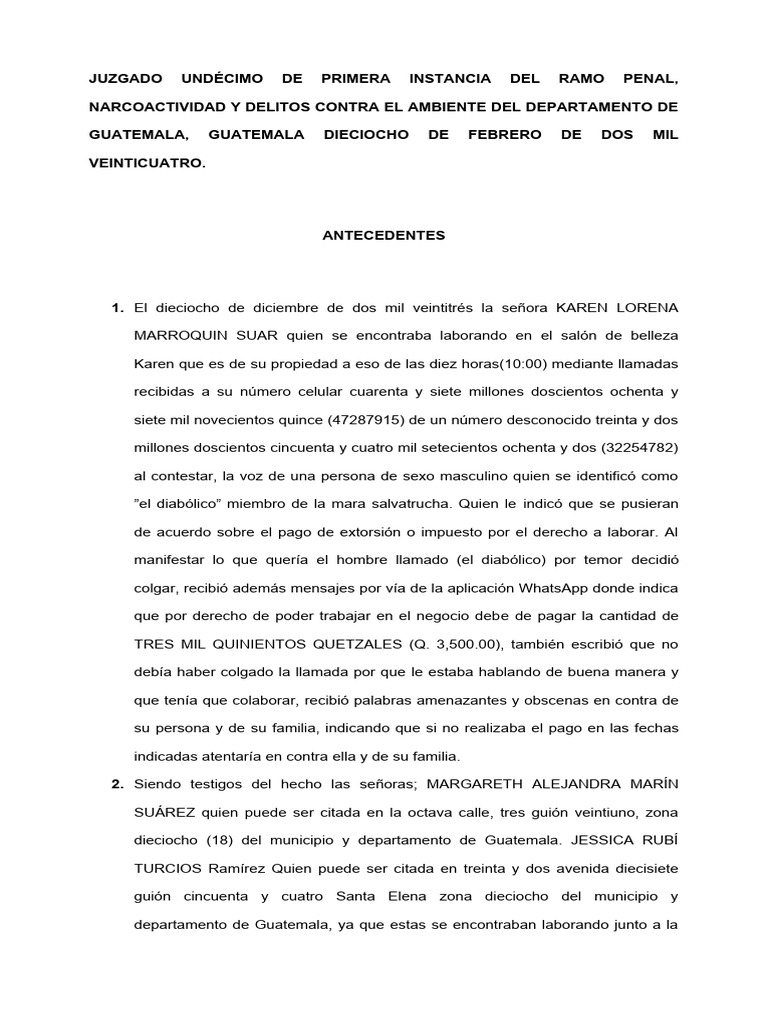 Resolucion Querella | PDF | Queja | Justicia