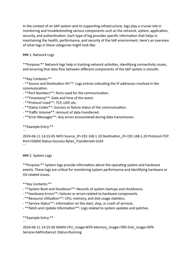 Logs | PDF | Port (Computer Networking) | Computer Network