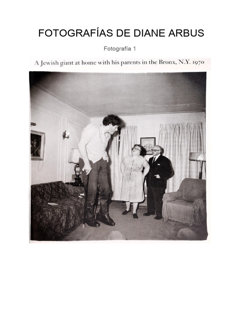 Fotografías de Diane Arbus | PDF
