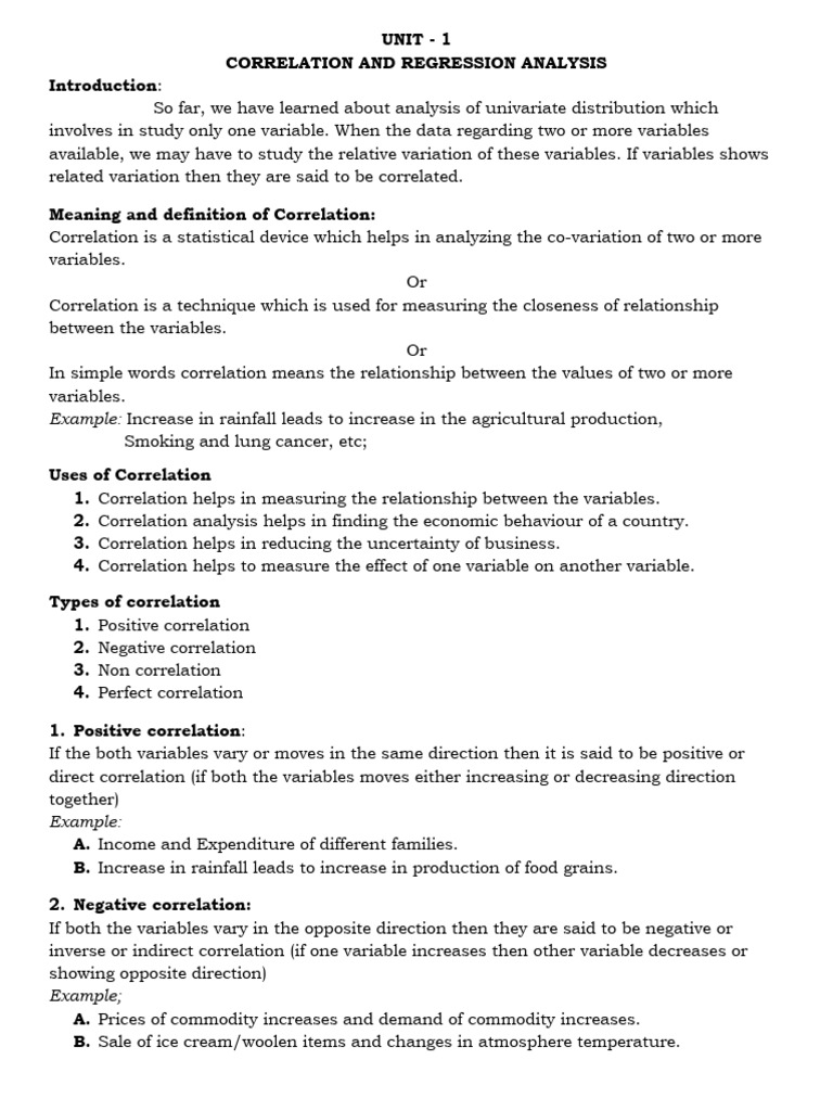 Correlation and Regression Analysis | PDF | Statistical Analysis | Teaching Mathematics