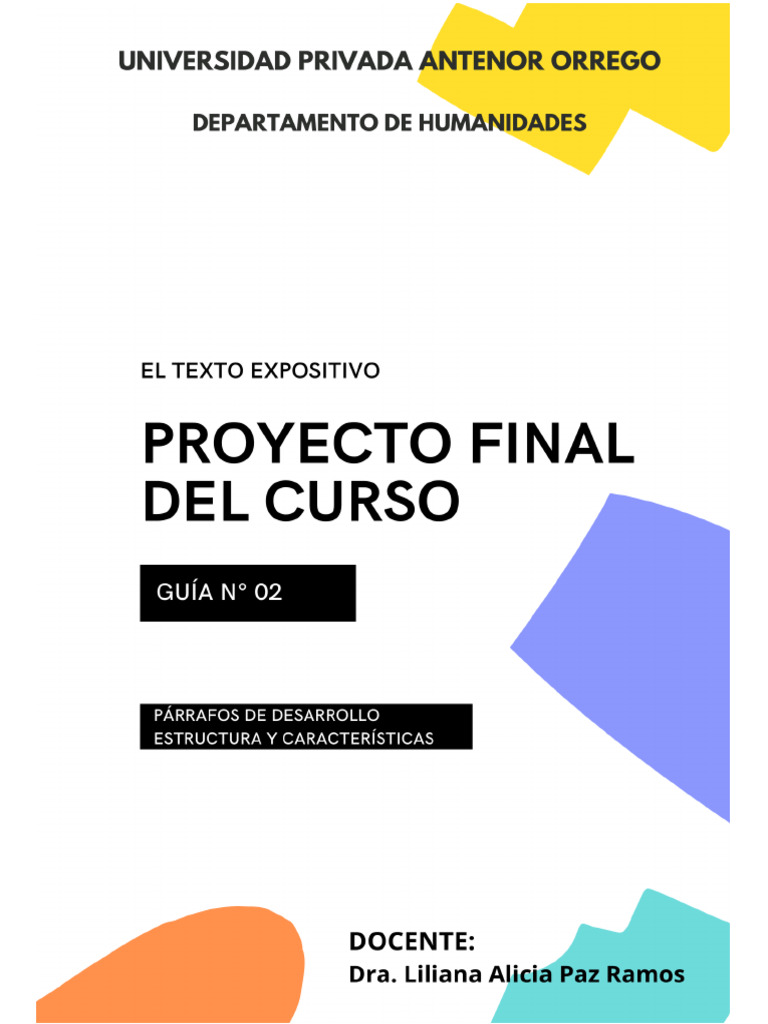 Guía Proyecto Final Del Curso 2 | PDF | Tecnología de reproducción asistida | Reproducción