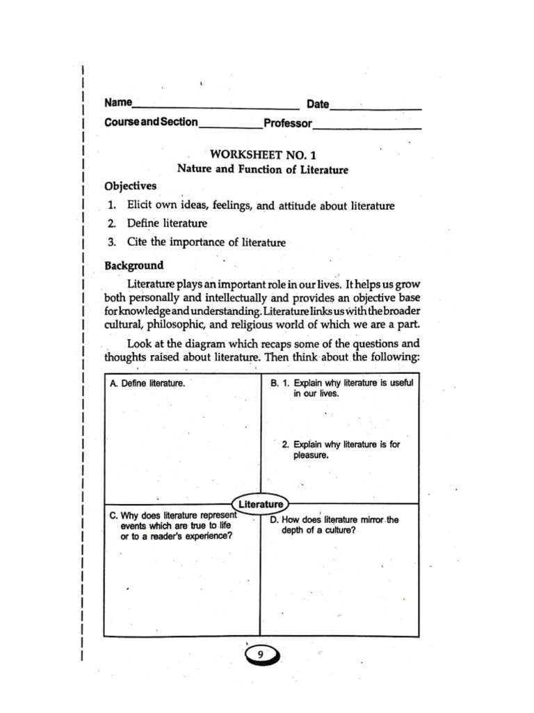 PHIL-LIT-Activity-1 | PDF
